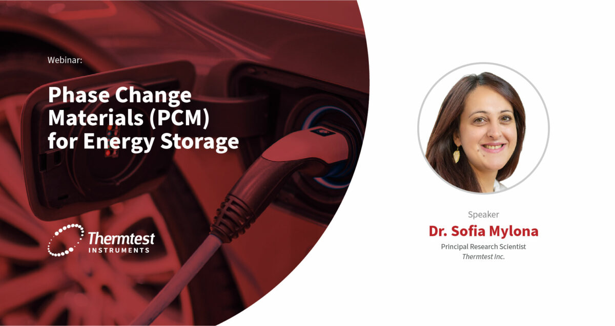Webinar: Phase Change Materials (PCM) for Energy Storage